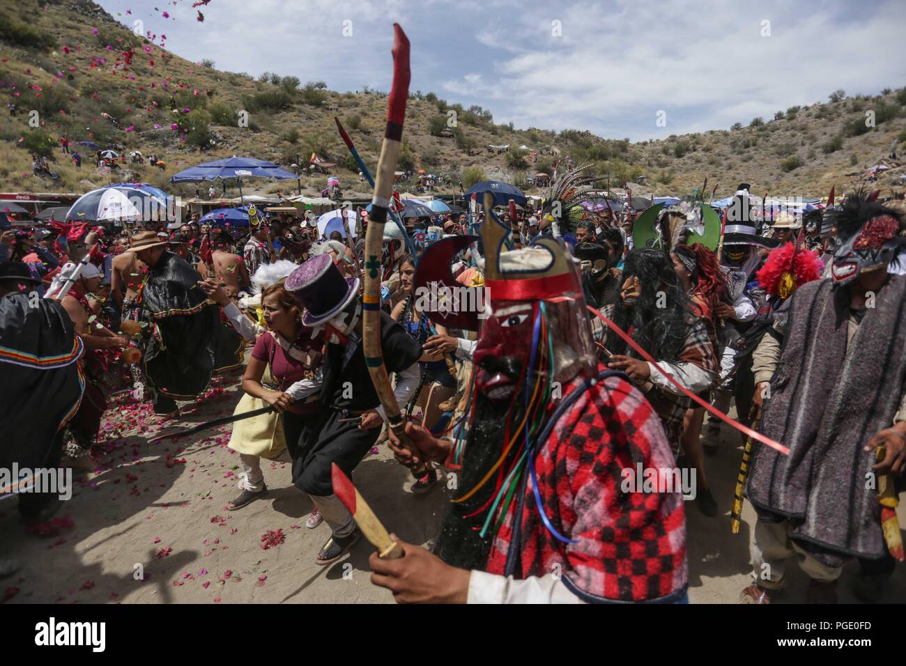 Pharisees of the yaqui tribe located in the matanza colony hi-res stock ...