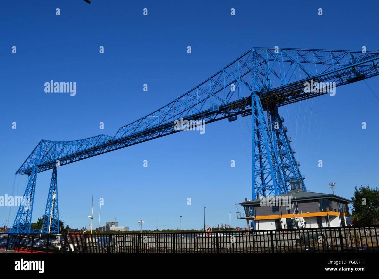 Stunning image of the historic Transporter Bridge, Middlesbrough, UK ...