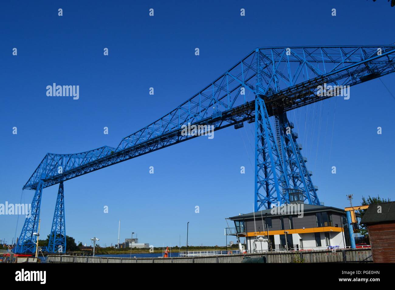 Stunning image of the historic Transporter Bridge, Middlesbrough, UK ...