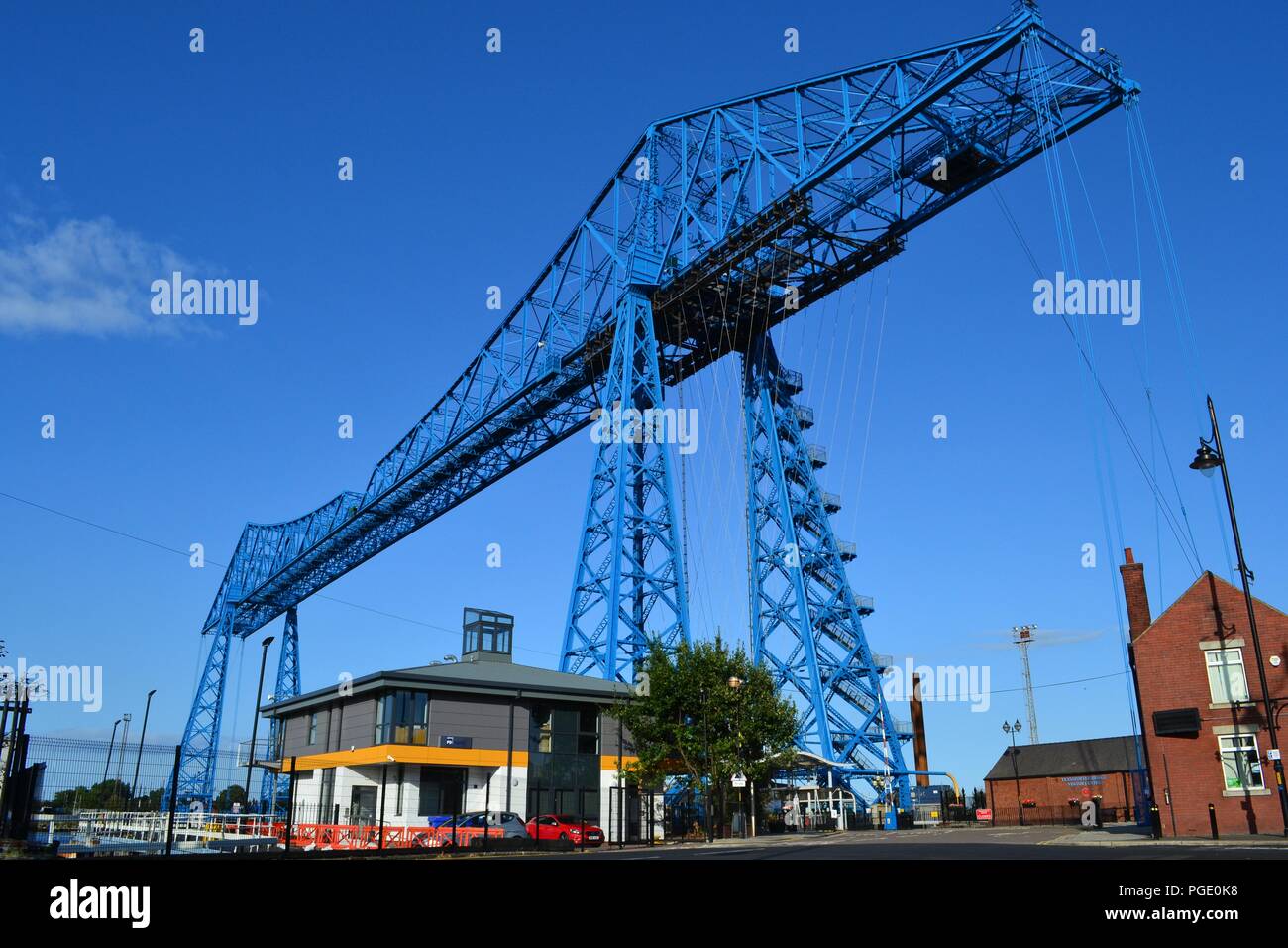 Stunning image of the historic Transporter Bridge, Middlesbrough, UK ...