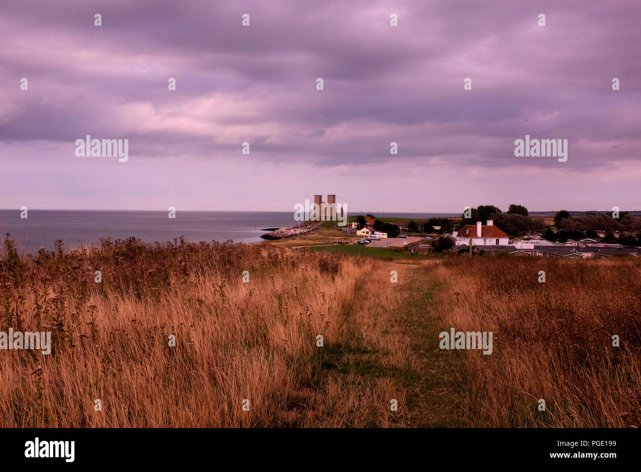 reculver bay in east kent uk august 2018 Stock Photo - Alamy