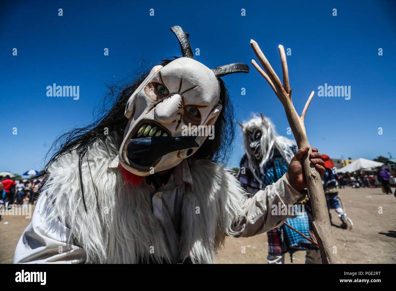 The Pharisees of the Yaqui tribe perform a mask burning ritual during ...