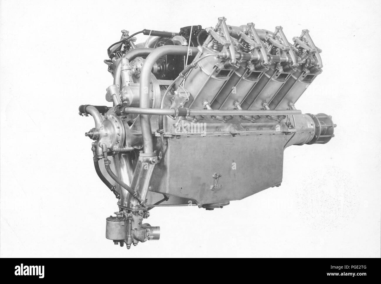 Airplanes - Engines - Model OX-5 Motor. Curtiss Aeroplane Co Stock ...