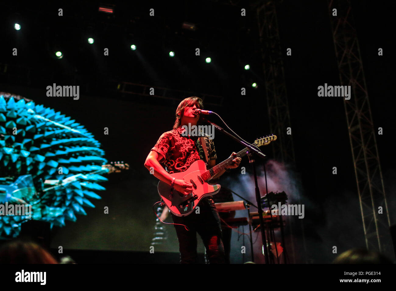 Siddhartha, during his concert at the festival Tecate Sonoro. 28 oct ...