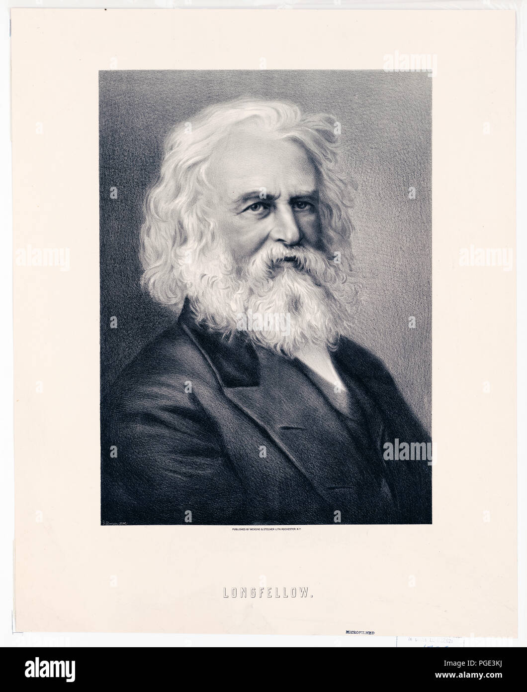 Longfellow ca . 1882 Stock Photo - Alamy