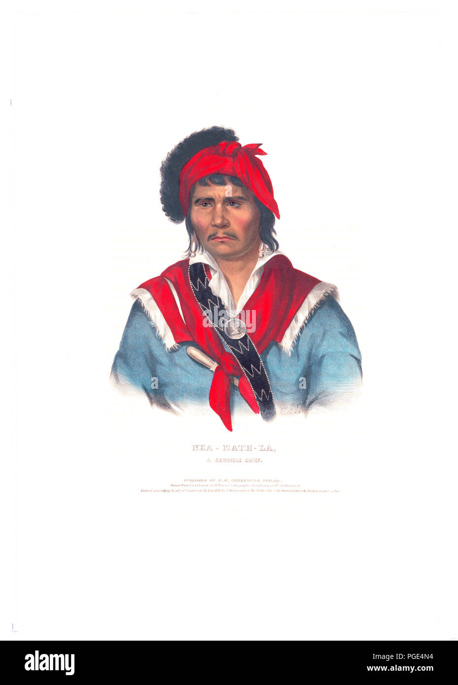 Seminole chief neamathla hi-res stock photography and images - Alamy