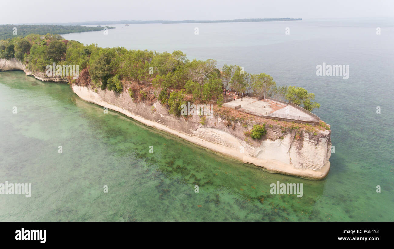 An aerial view Supirak Island,Pitas,Malaysia Stock Photo - Alamy