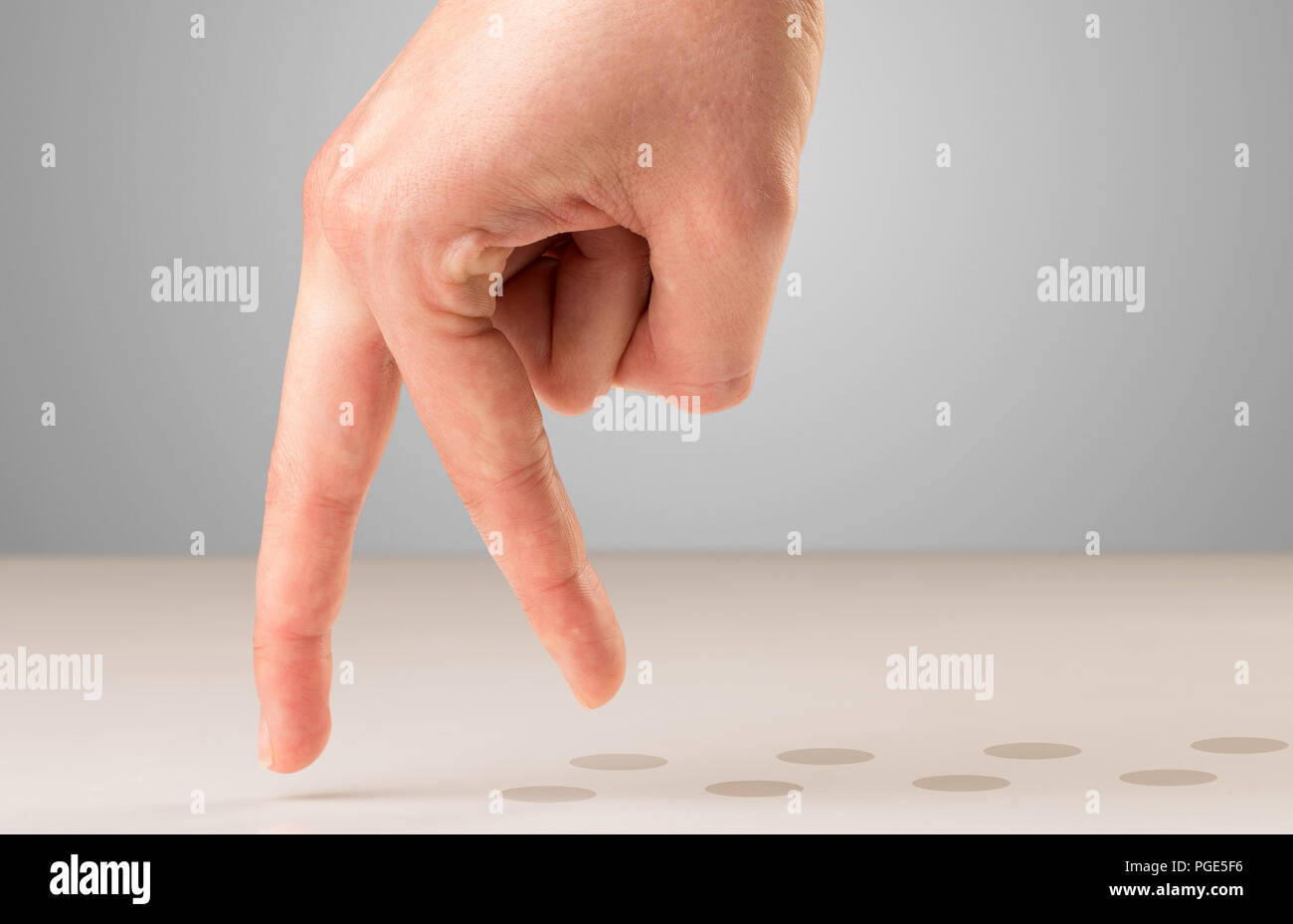 Fingers walking hi-res stock photography and images - Alamy