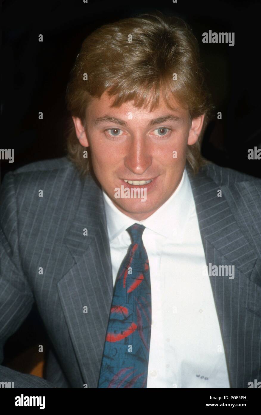 Wayne Grertzky 1987 Photo By John Barrett/PHOTOlink.net Stock Photo - Alamy