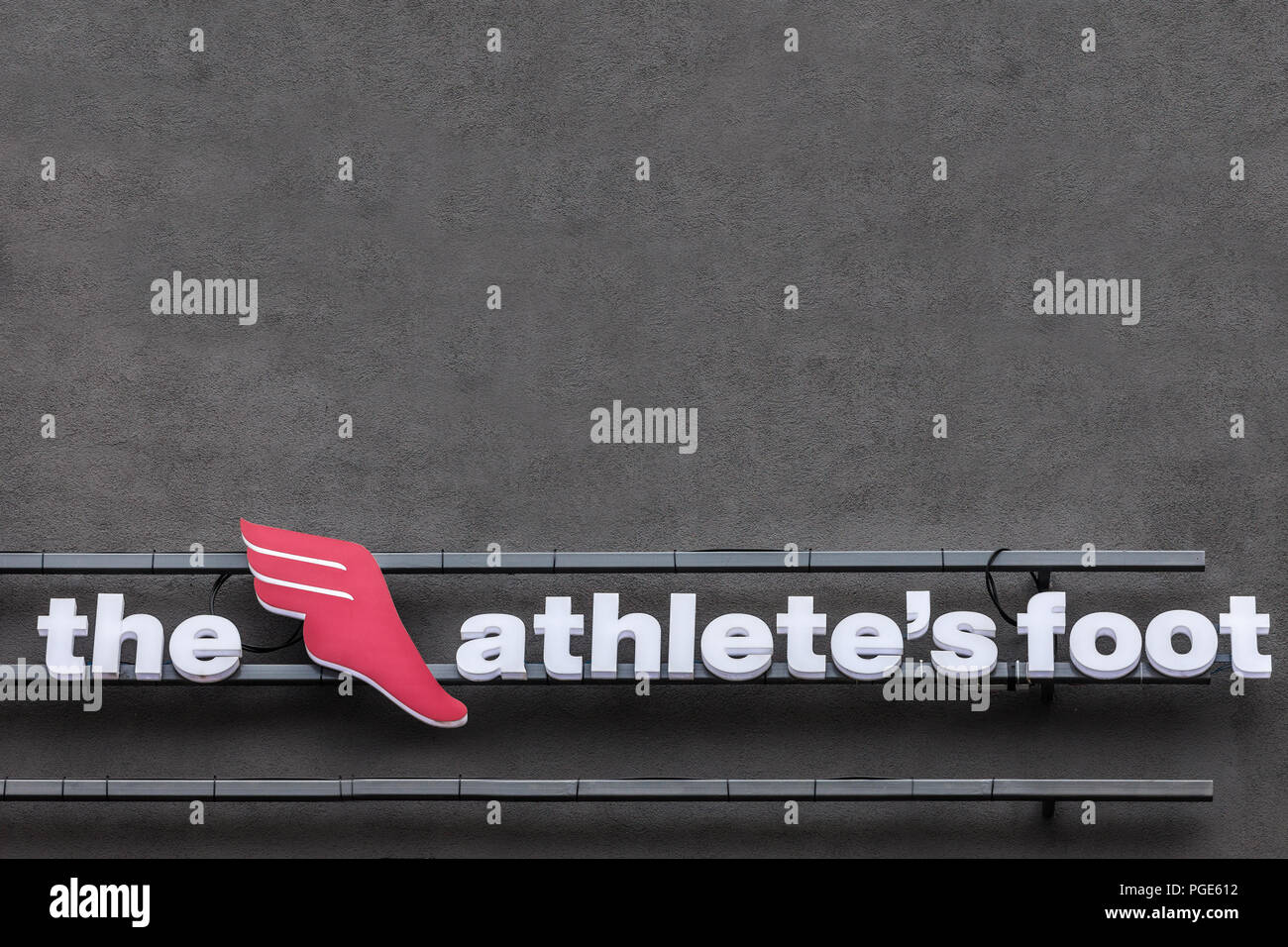 The athletes foot logo hi-res stock photography and images - Alamy