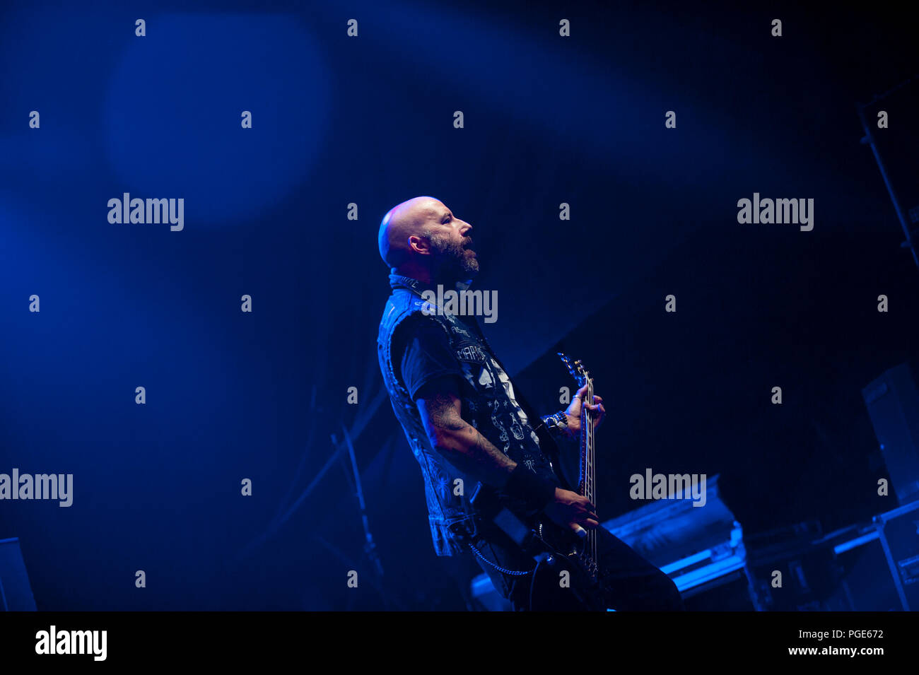 Concert of the Belgian heavy metal band Channel Zero at the Crammerock ...