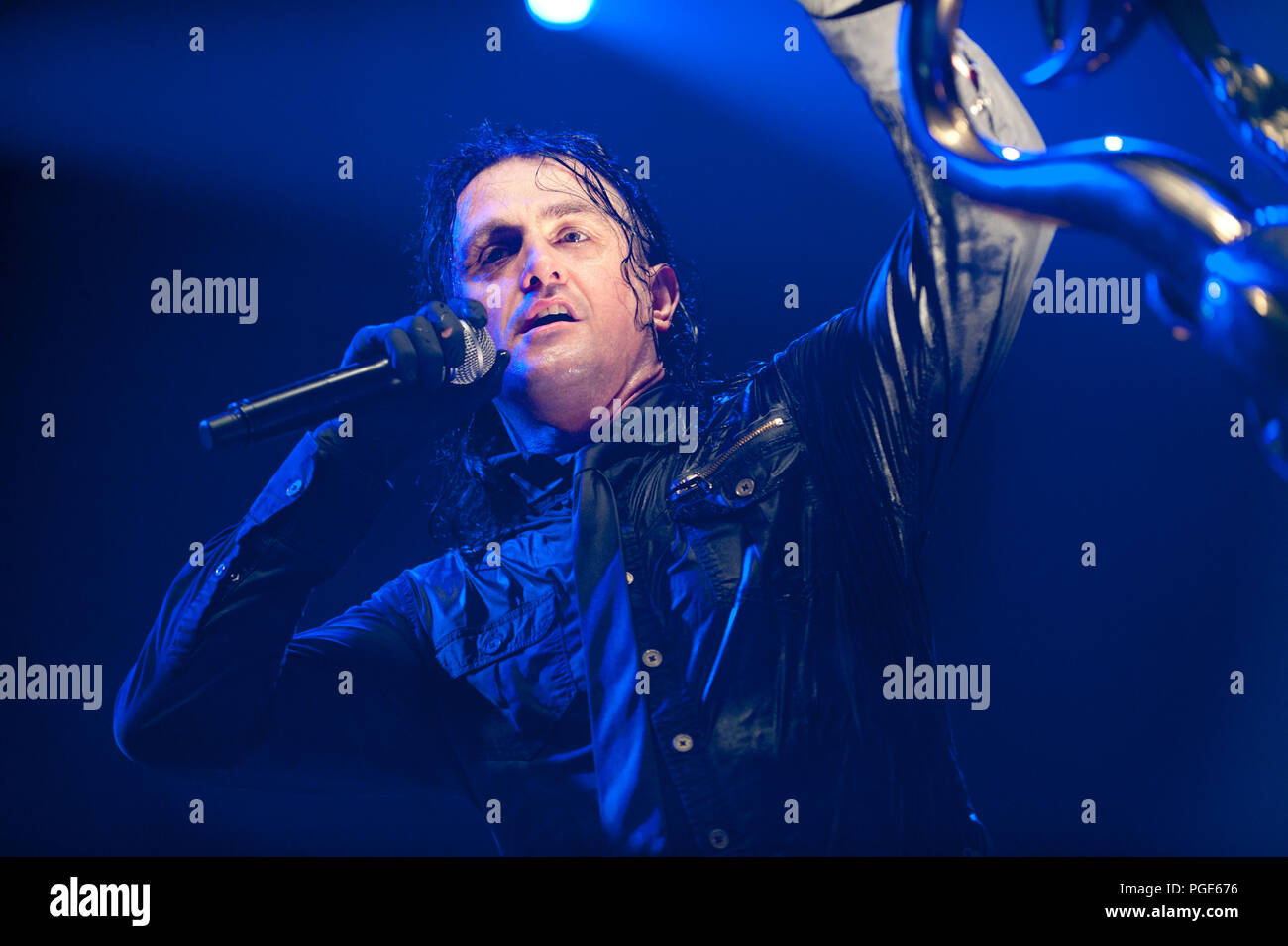 Concert of the Belgian heavy metal band Channel Zero at the Crammerock ...