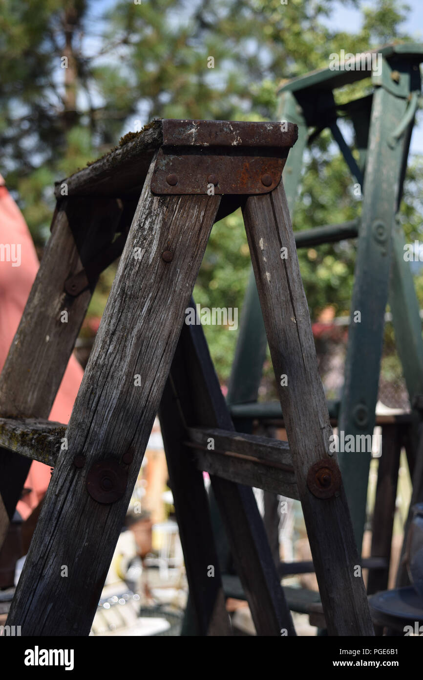 Two ladders hi-res stock photography and images - Alamy