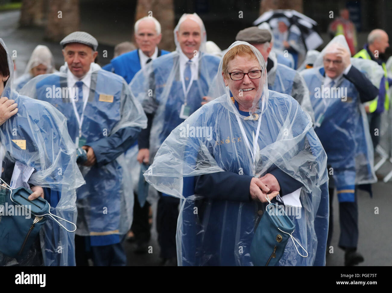 Pilgrims arrive at Knock Holy Shrine, in County Mayo Where Pope Francis ...