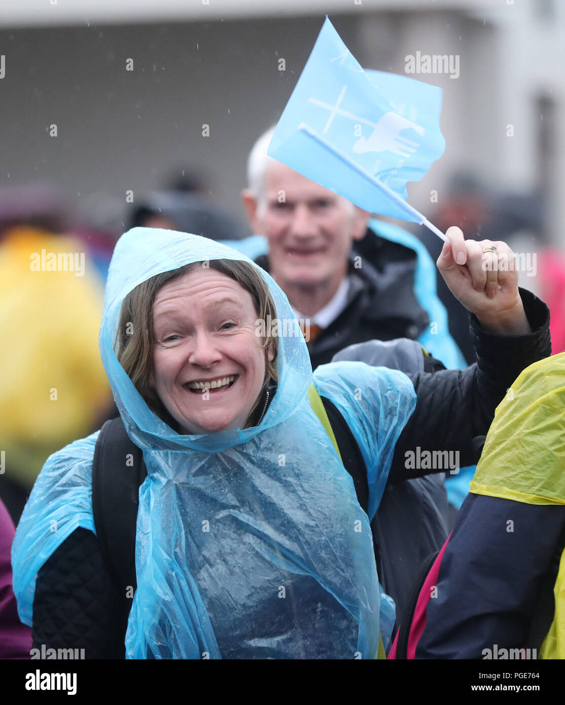 Pilgrims arrive at Knock Holy Shrine, in County Mayo Where Pope Francis ...