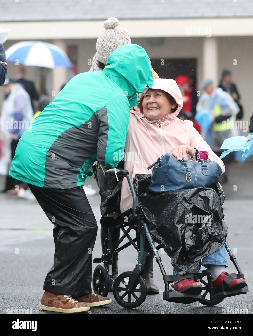 Pilgrims arrive at Knock Holy Shrine, in County Mayo Where Pope Francis ...