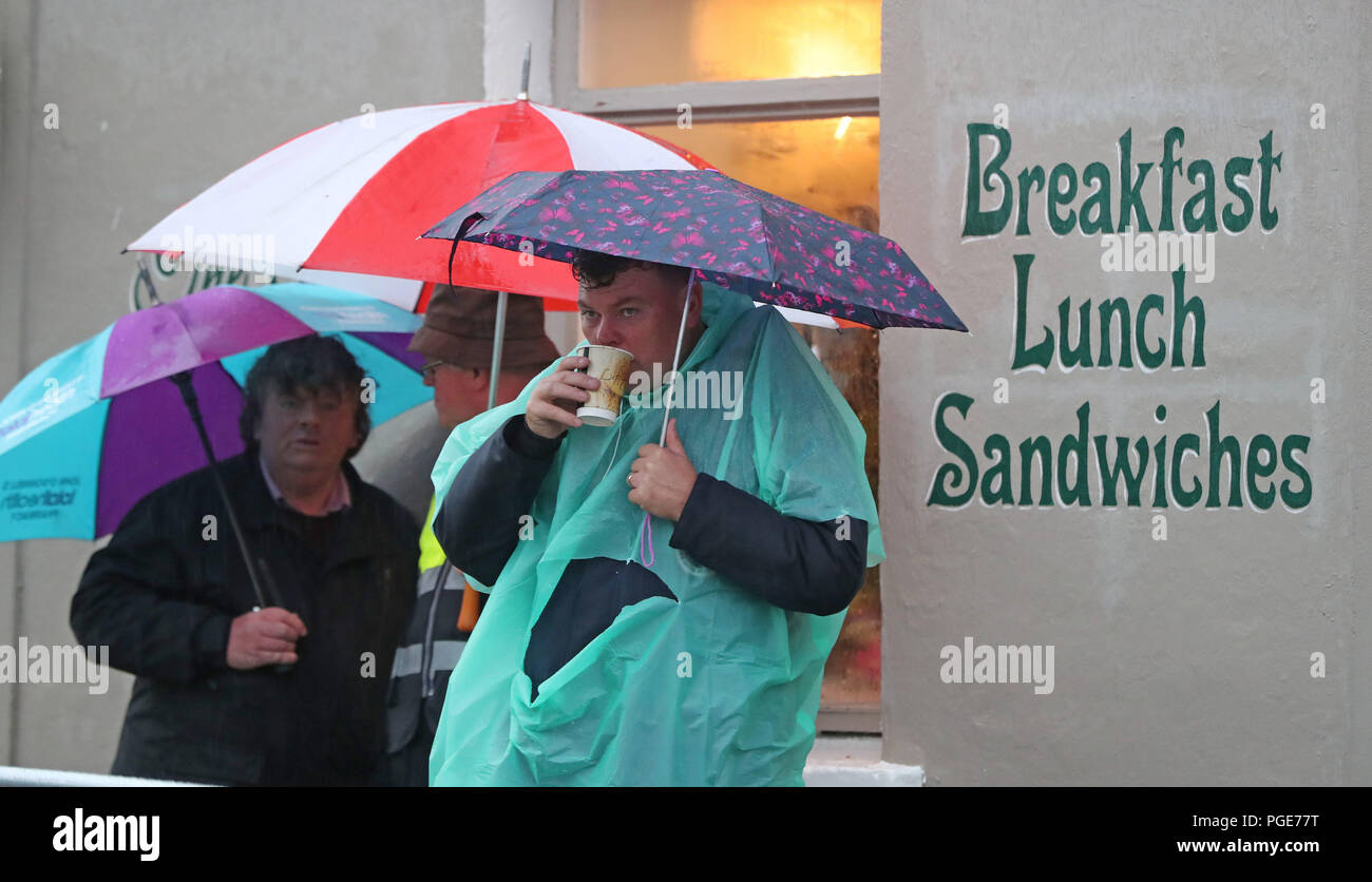 Pilgrims arrive at Knock Holy Shrine, in County Mayo Where Pope Francis ...