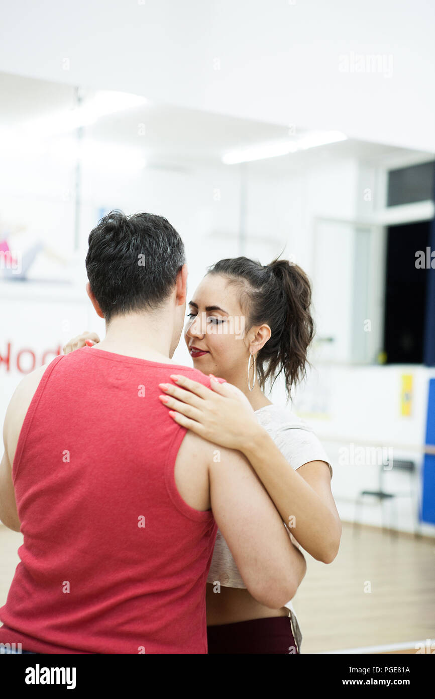 Adult woman ballroom dancing lesson hi-res stock photography and images ...