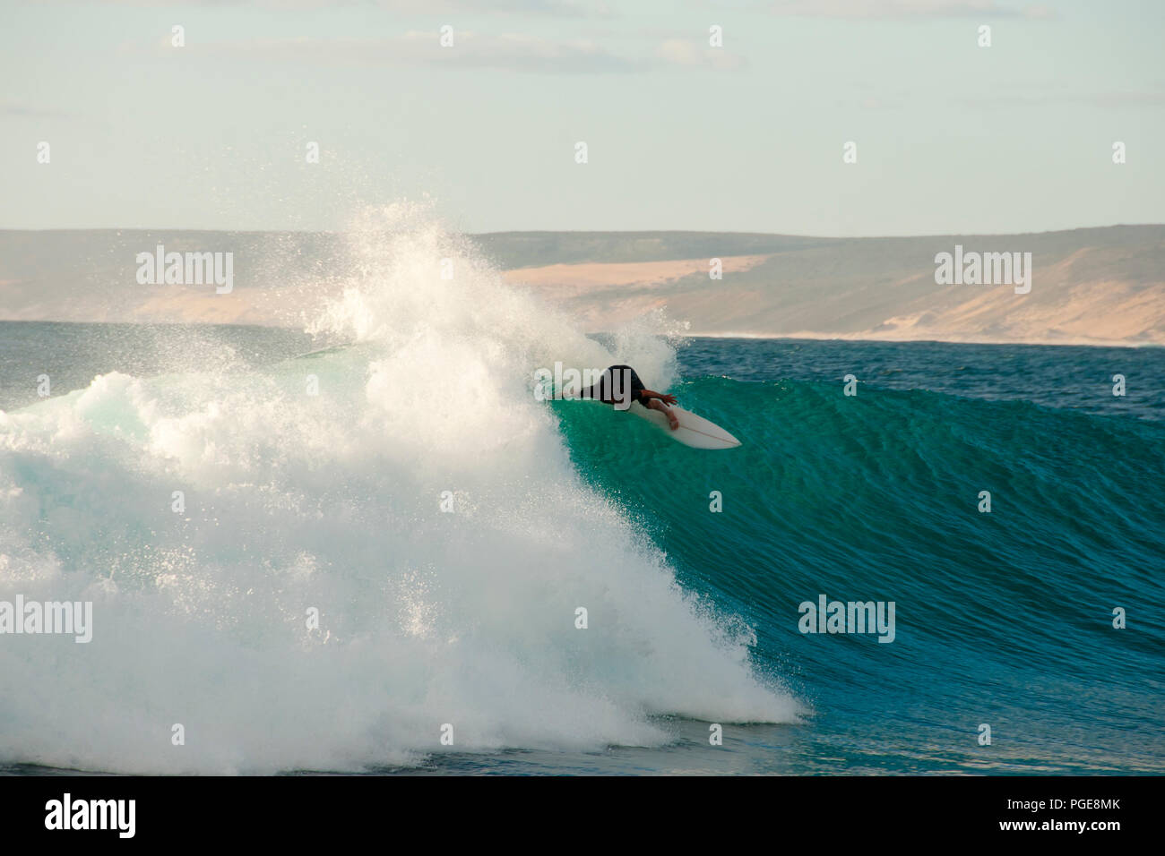 Jake's Point Surfing - Kalbarri - Australia Stock Photo - Alamy
