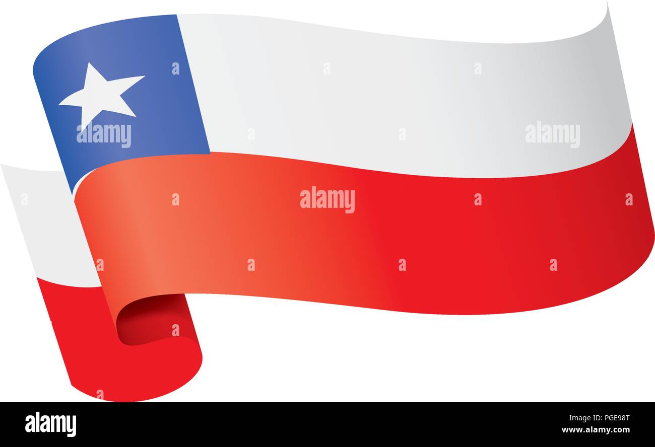 3d waving flag chile Stock Vector Images - Alamy