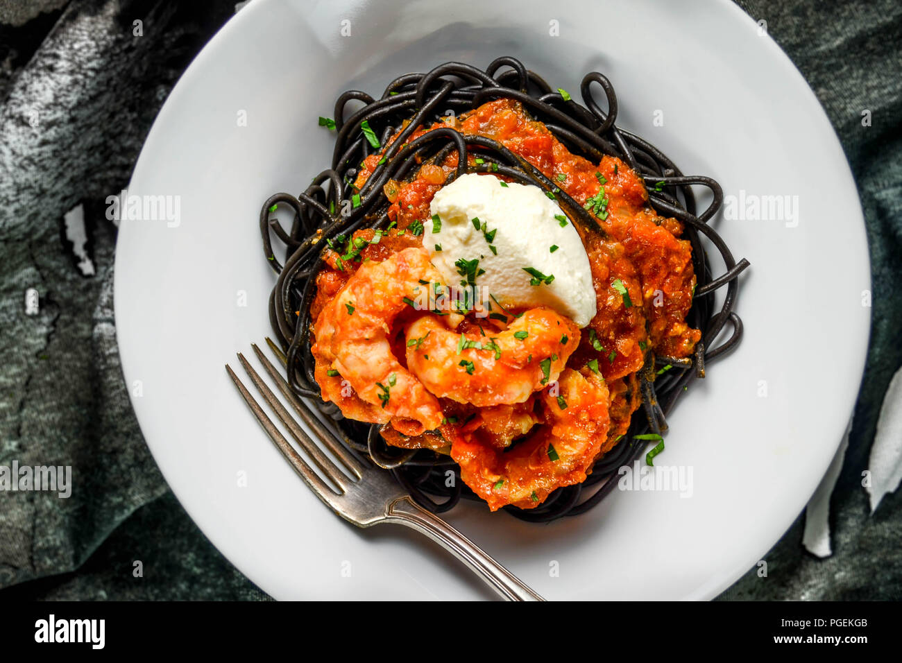 Spot prawn dish hi-res stock photography and images - Alamy