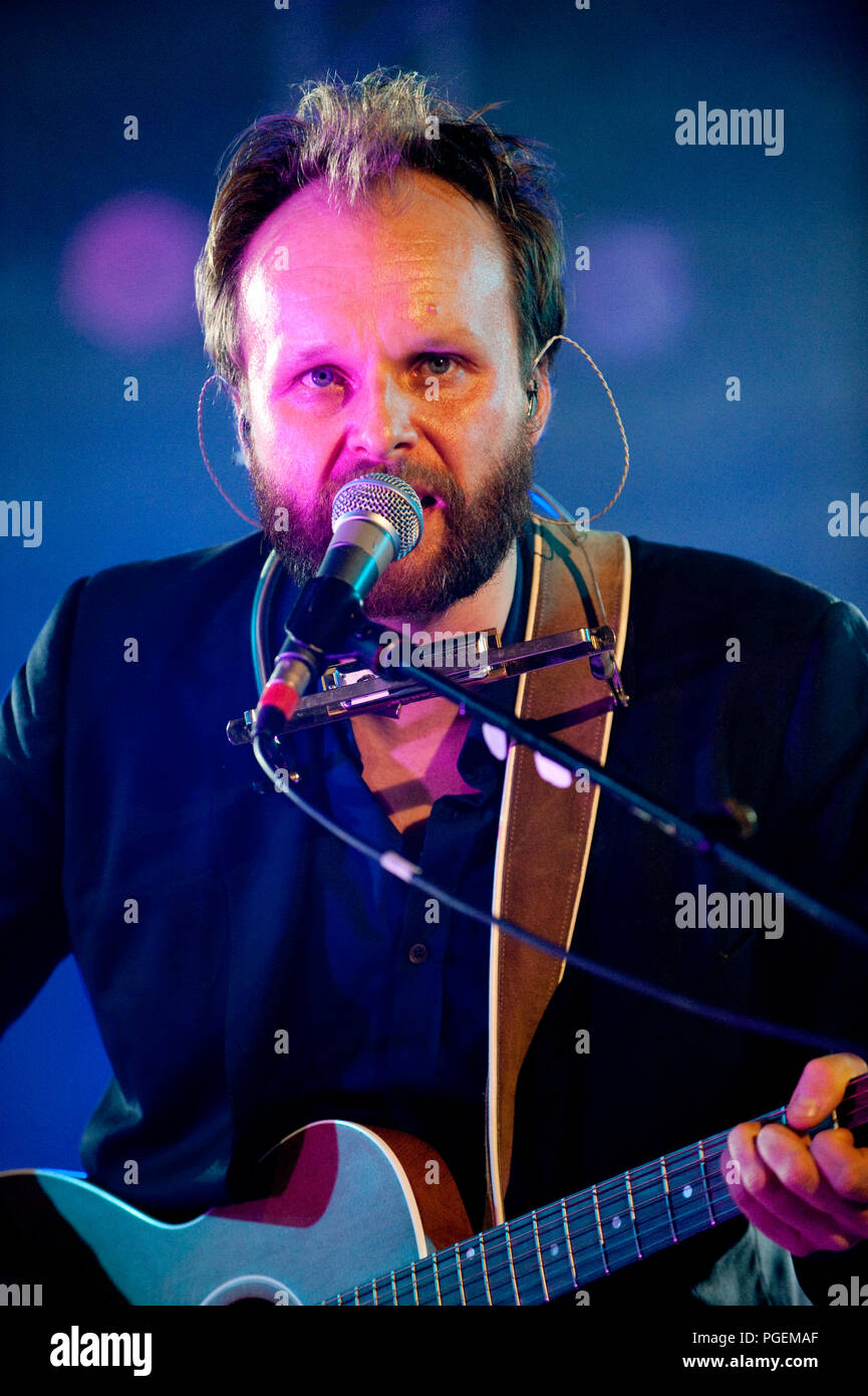 Admiral Freebee, Belgian singer-songwriter Tom Van Laere, at the Radio ...