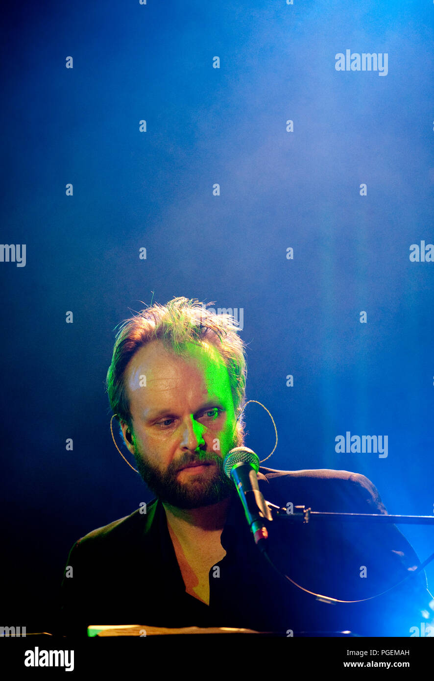 Admiral Freebee, Belgian singer-songwriter Tom Van Laere, at the Radio ...