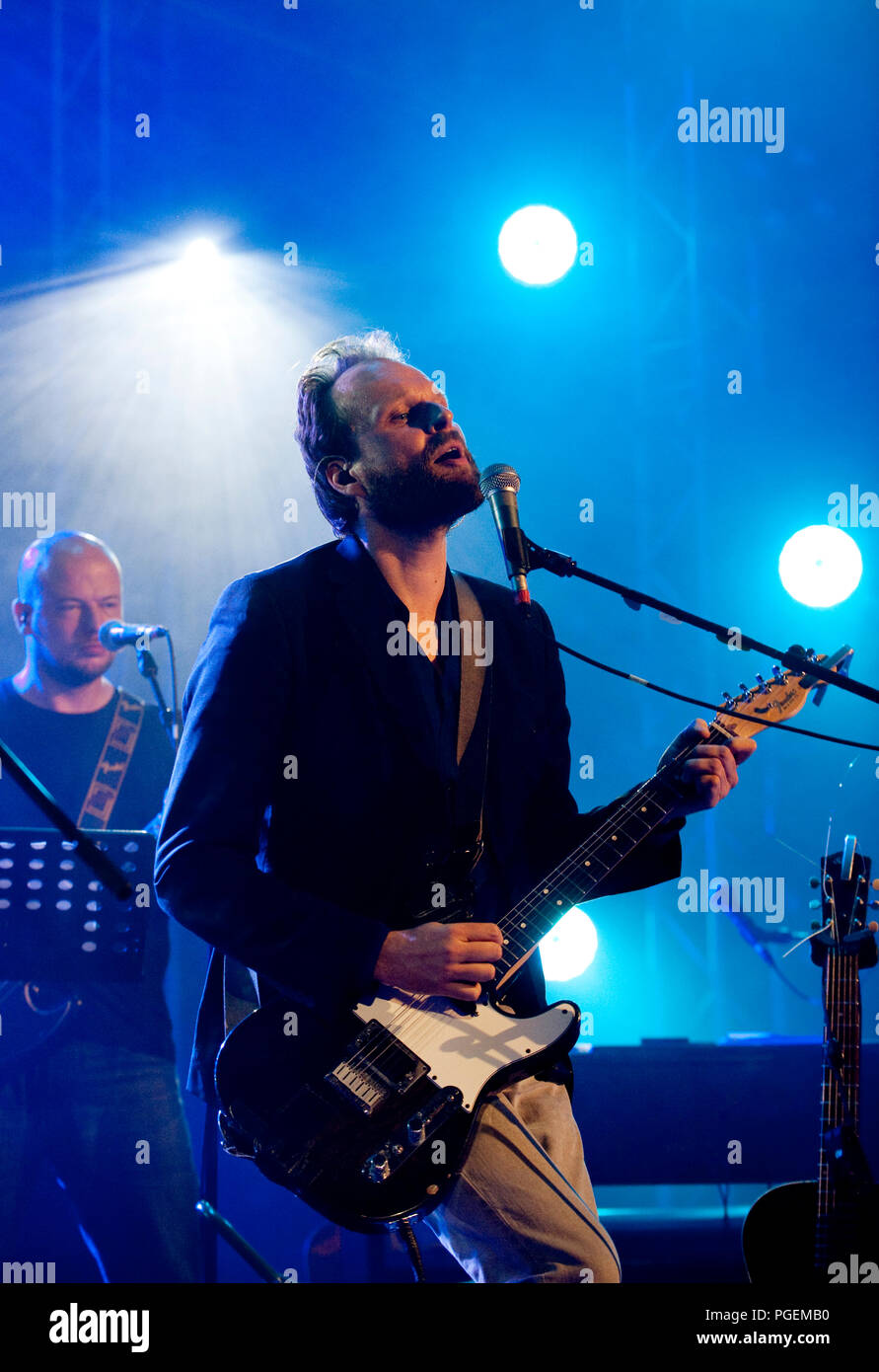 Admiral Freebee, Belgian singer-songwriter Tom Van Laere, at the Radio ...