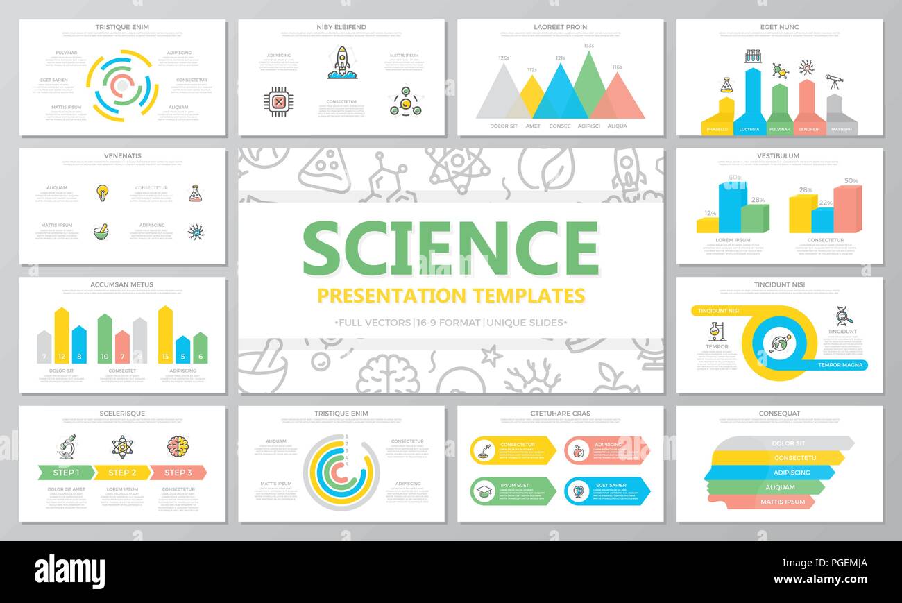 Science and research multipurpose presentation templates and ...