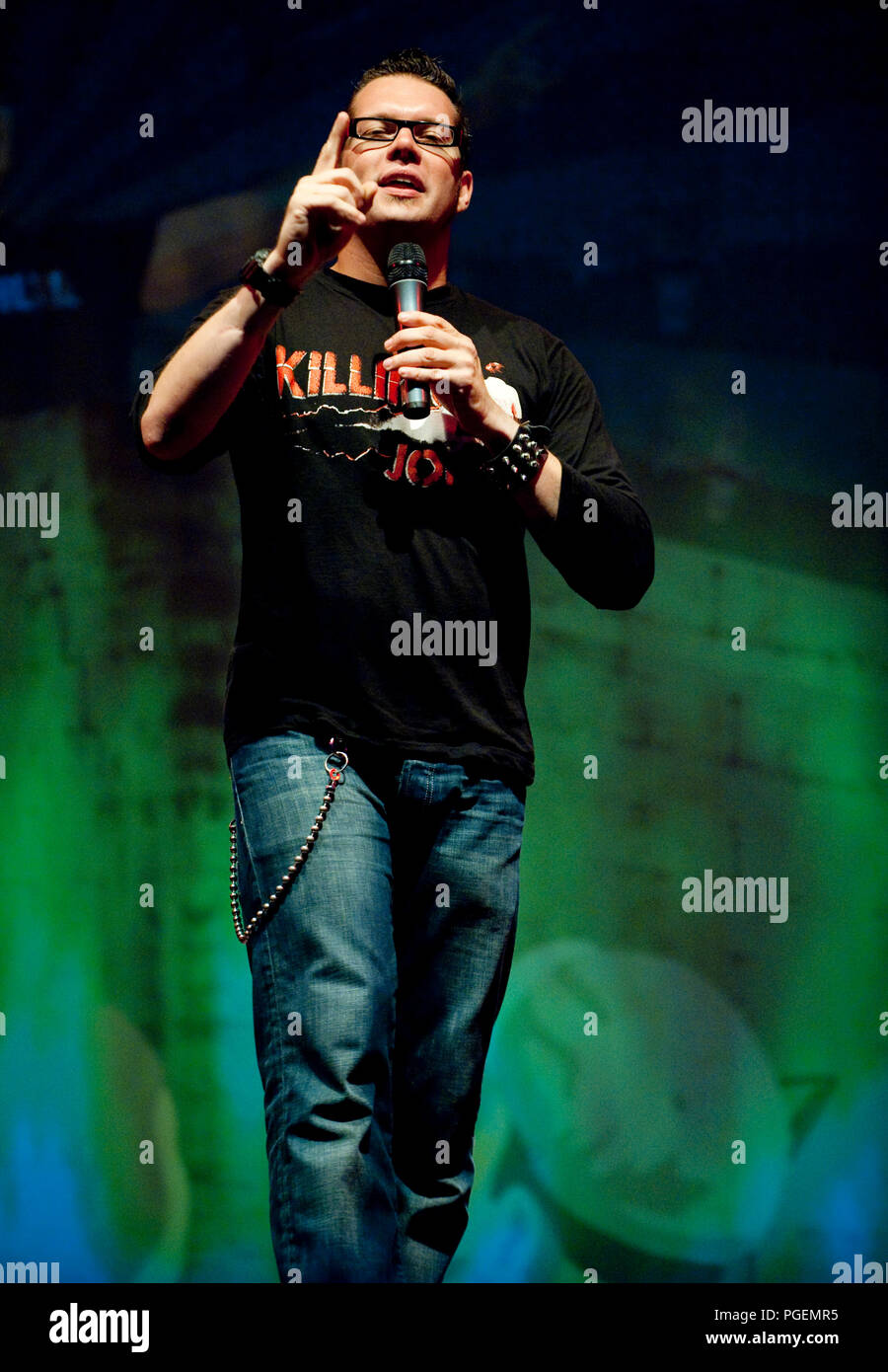 stand-up comedian Alex Agnew presenting his new show More Human Than ...