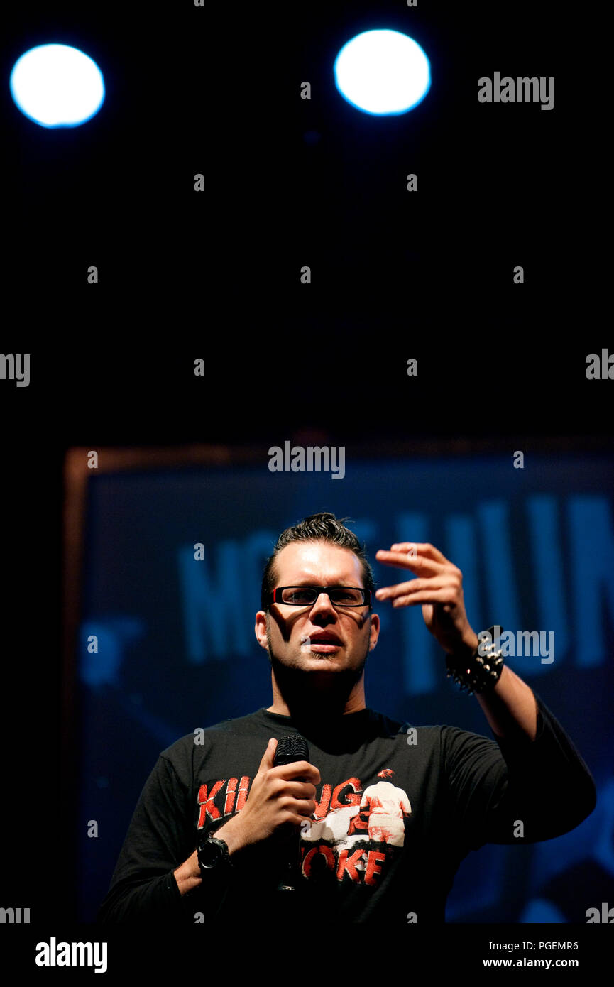 stand-up comedian Alex Agnew presenting his new show More Human Than ...