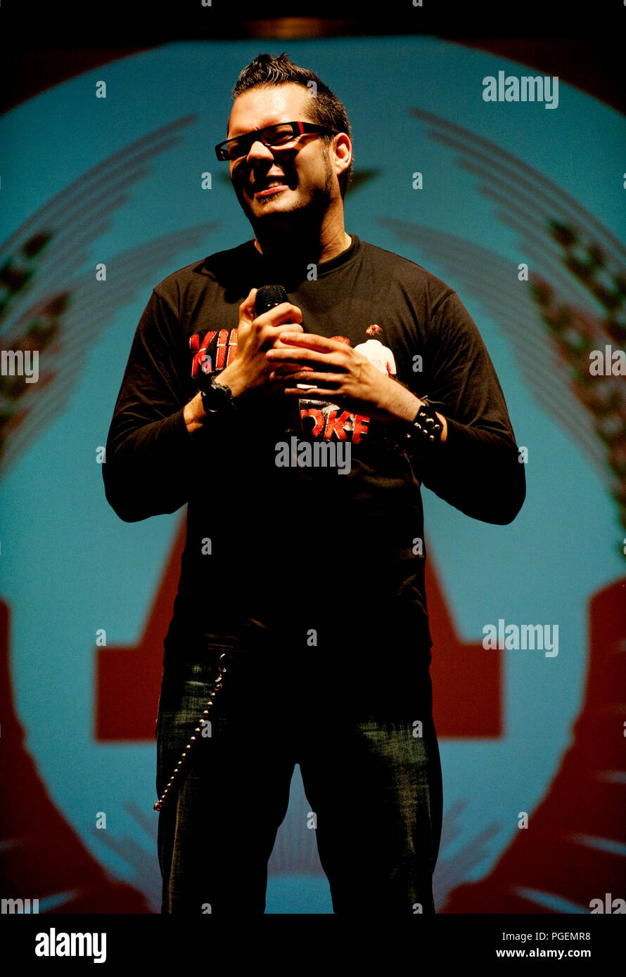 stand-up comedian Alex Agnew presenting his new show More Human Than ...