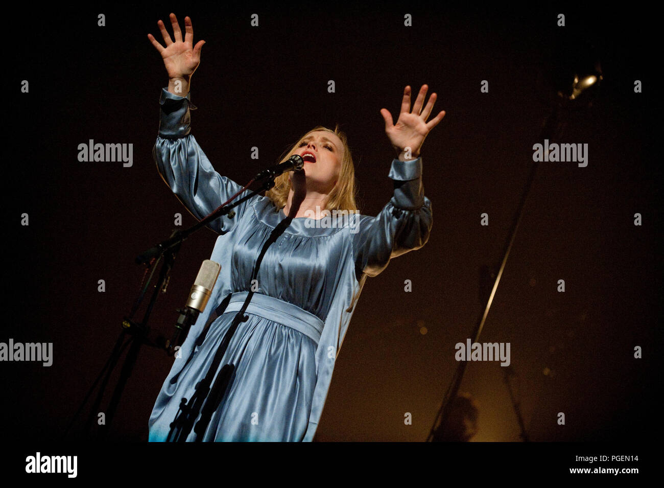 Concert of the Norwegian singer / songwriter Ane Brun in the Bourla ...