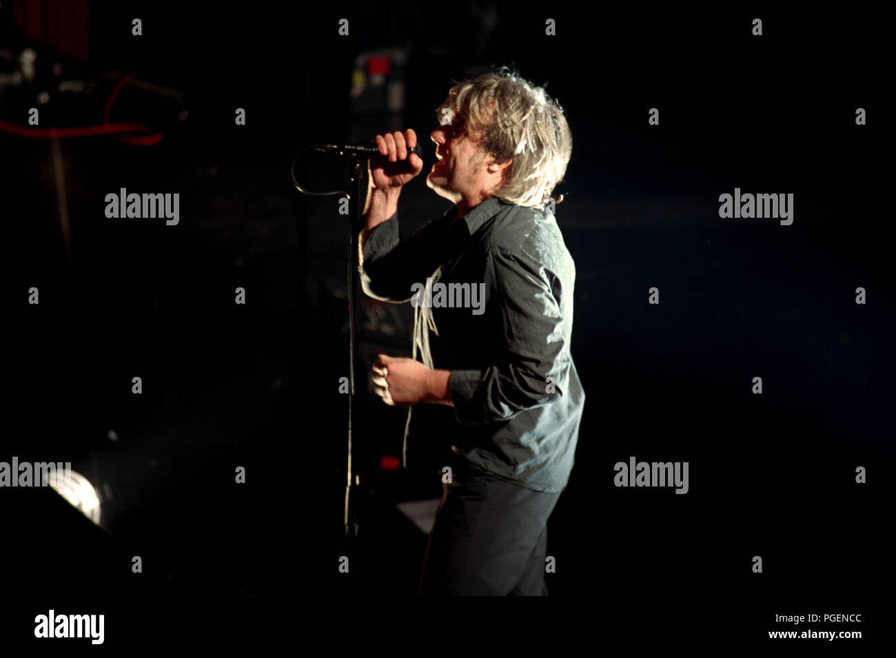 concert of the Belgian rock singer Arno at the Ancienne Belgique in ...