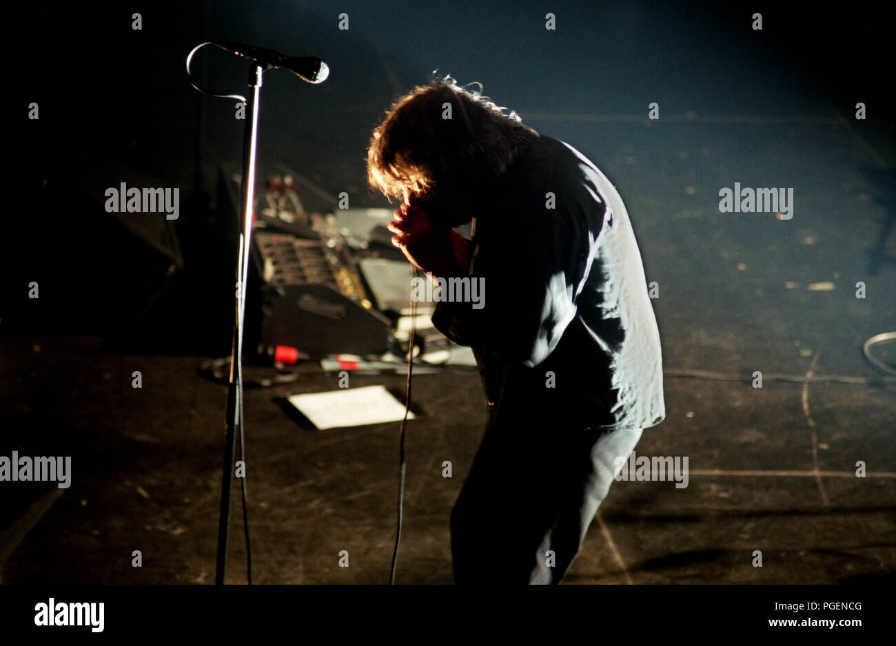 concert of the Belgian rock singer Arno at the Ancienne Belgique in ...
