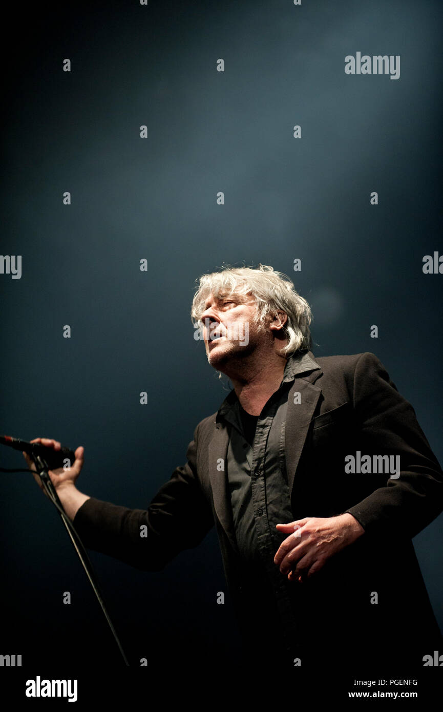 Concert of the Belgian rock singer Arno celebrating his 65th birthday ...