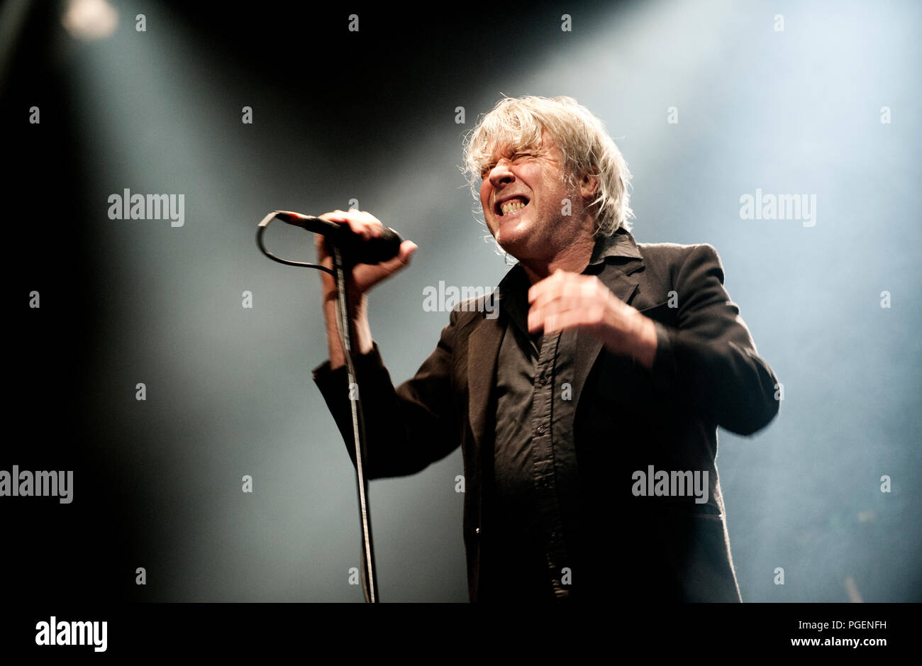 Concert of the Belgian rock singer Arno celebrating his 65th birthday ...