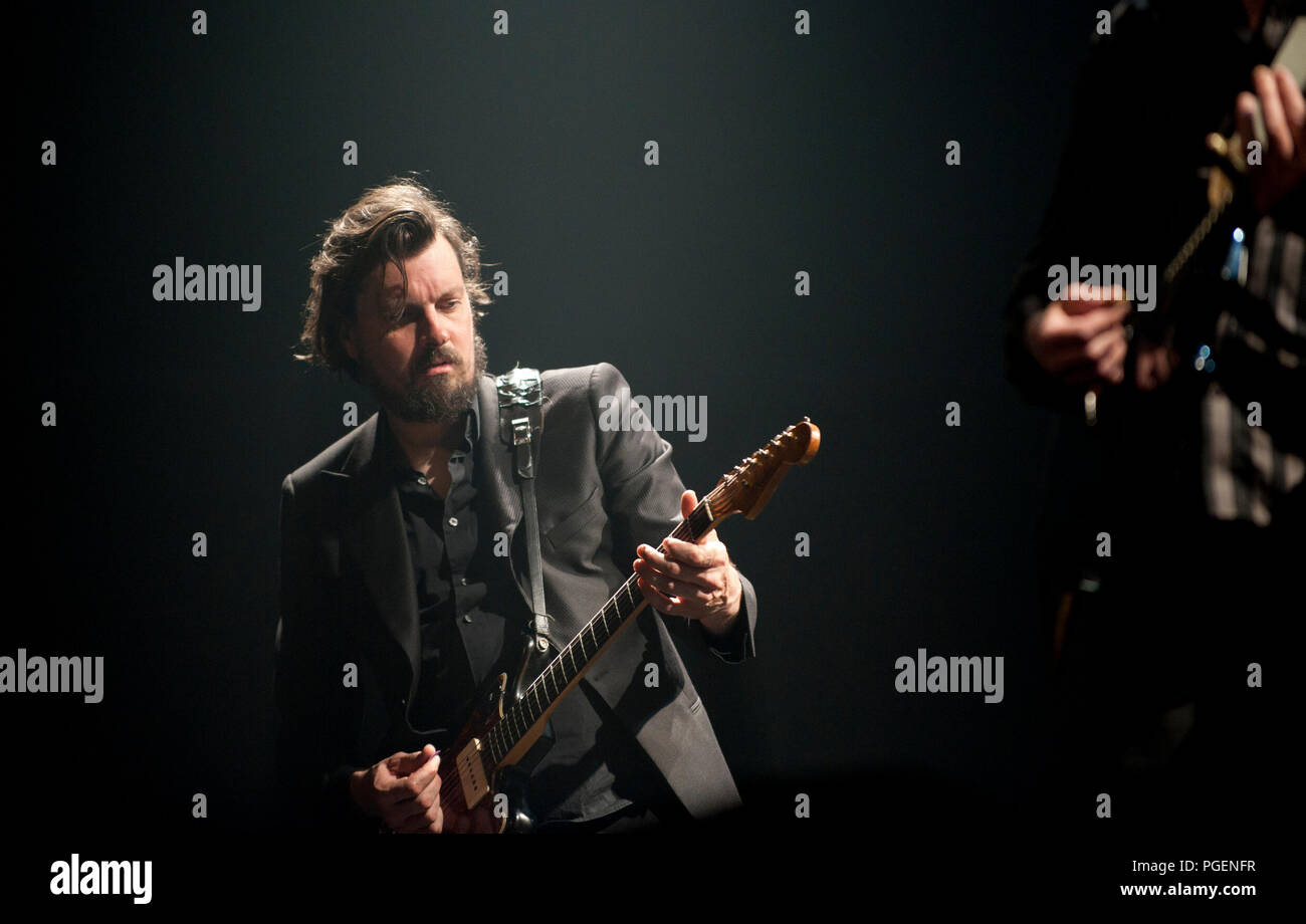 Concert of the Belgian rock singer Arno celebrating his 65th birthday ...