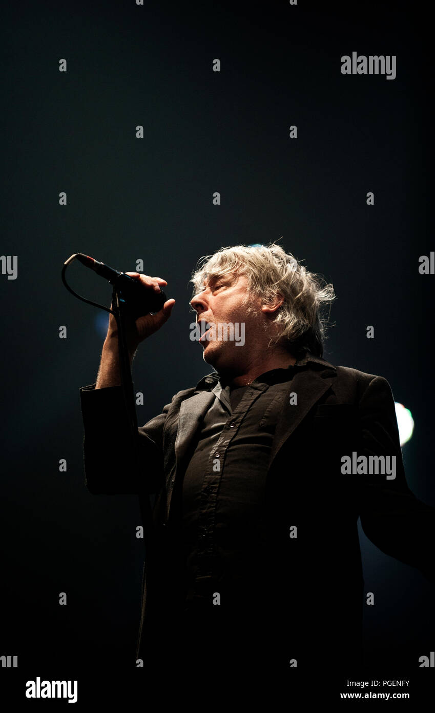 Concert of the Belgian rock singer Arno celebrating his 65th birthday ...