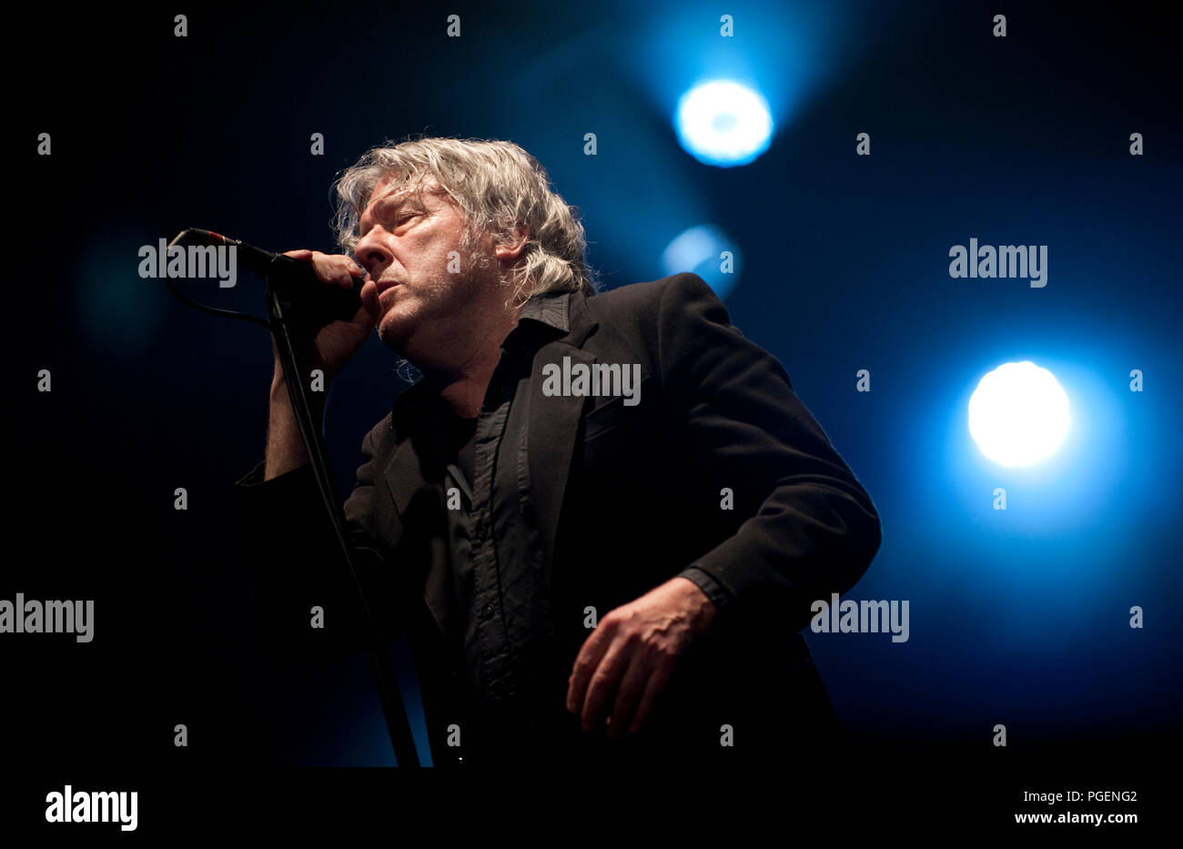 Concert of the Belgian rock singer Arno celebrating his 65th birthday ...
