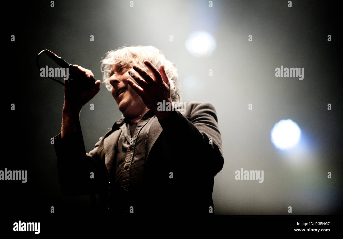 Concert of the Belgian rock singer Arno celebrating his 65th birthday ...