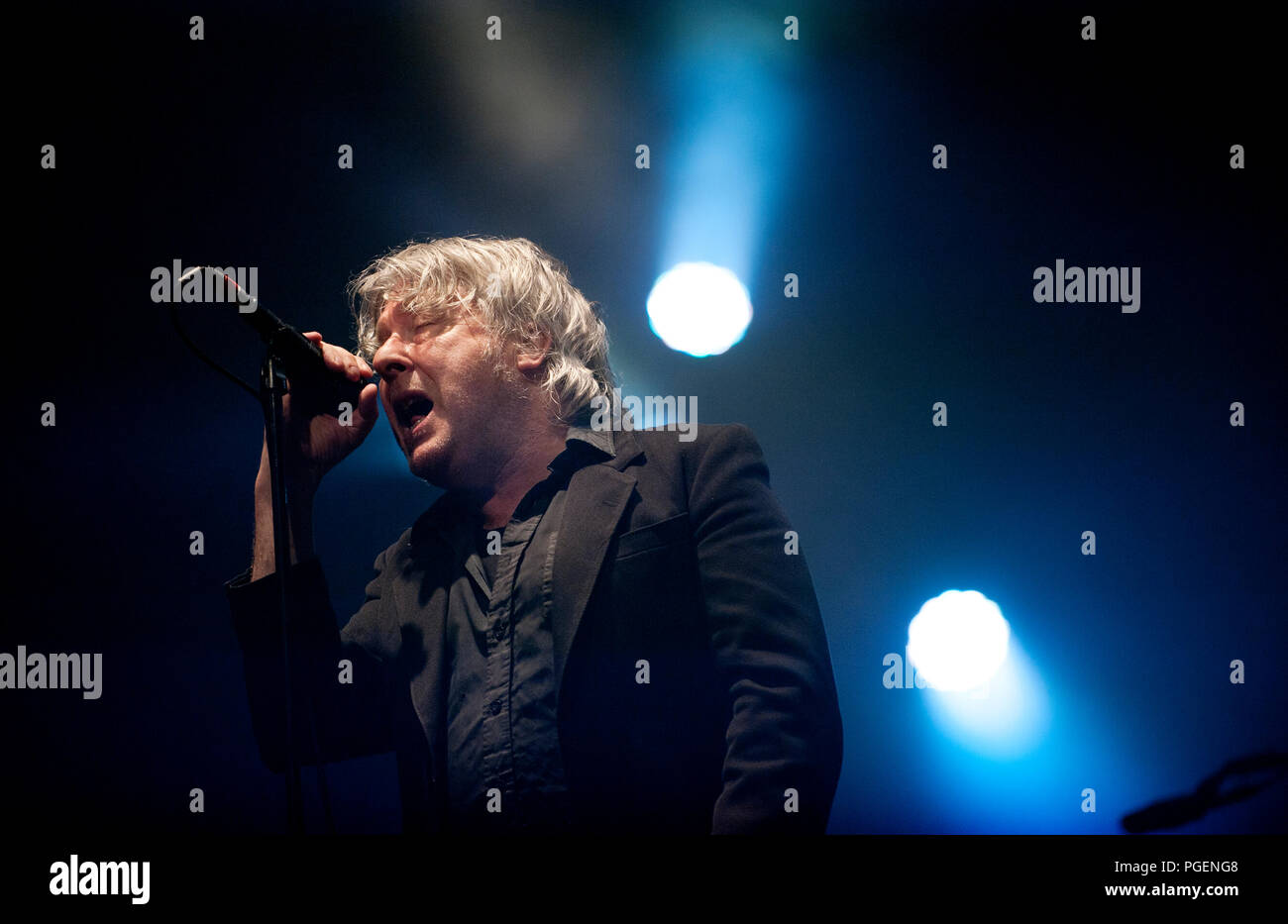 Concert of the Belgian rock singer Arno celebrating his 65th birthday ...