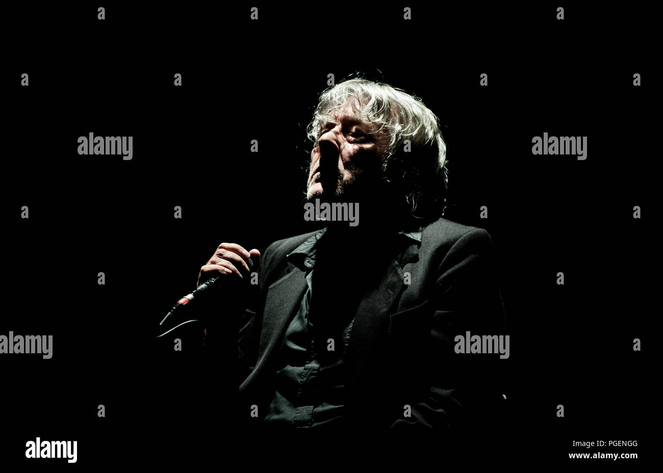 Concert of the Belgian rock singer Arno celebrating his 65th birthday ...