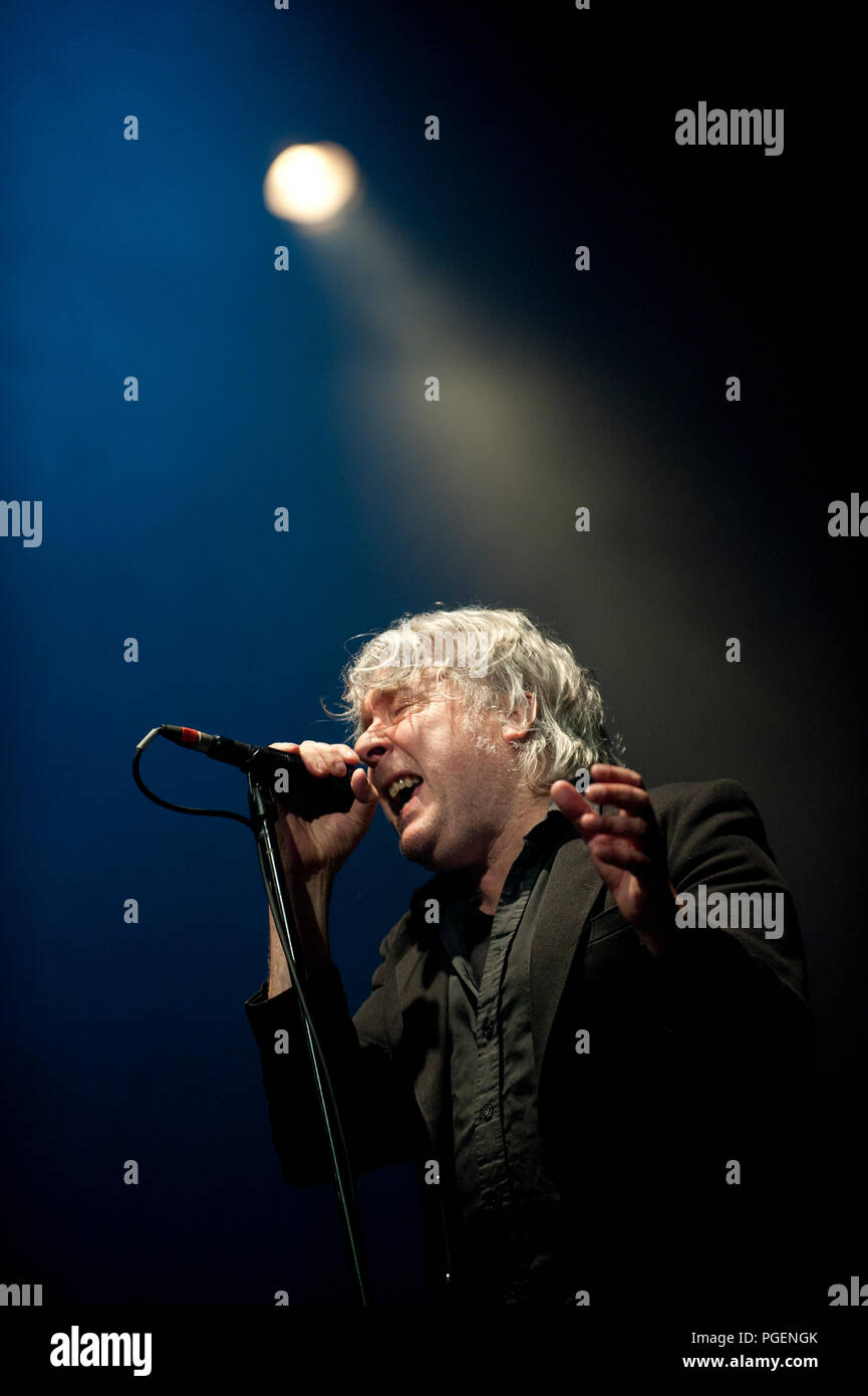 Concert of the Belgian rock singer Arno celebrating his 65th birthday ...