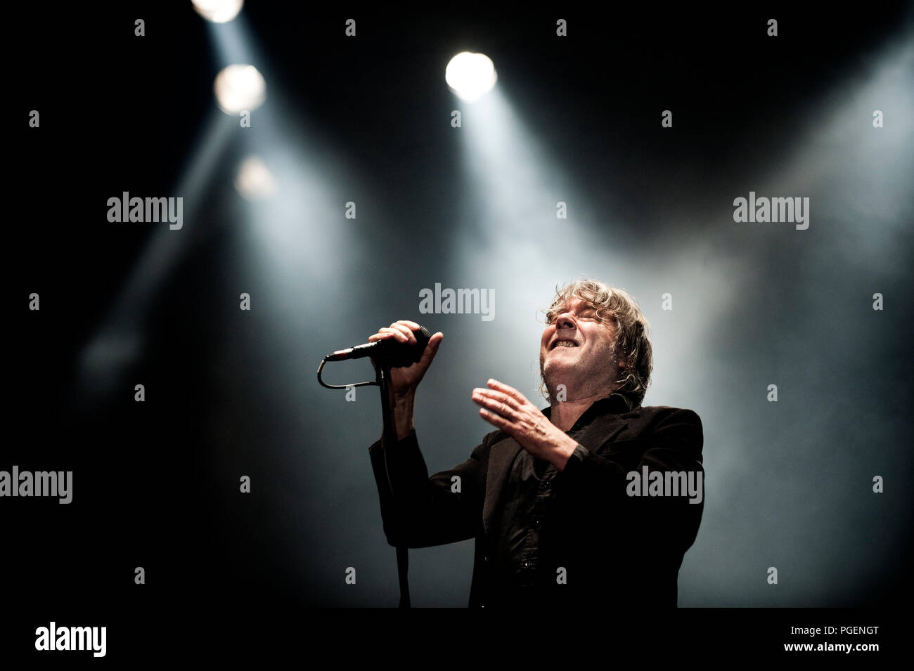 Concert of the Belgian rock singer Arno celebrating his 65th birthday ...