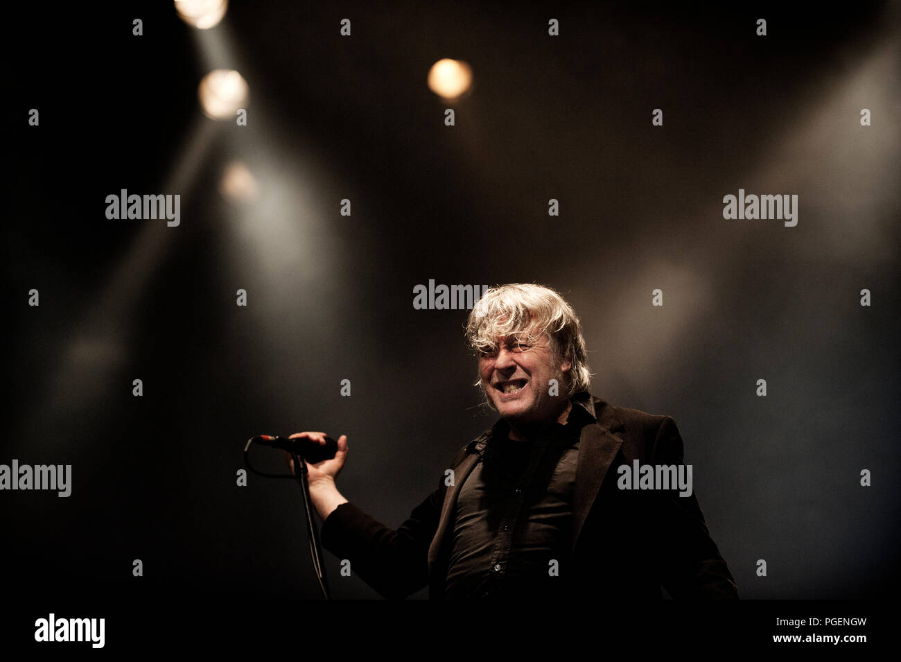 Concert of the Belgian rock singer Arno celebrating his 65th birthday ...
