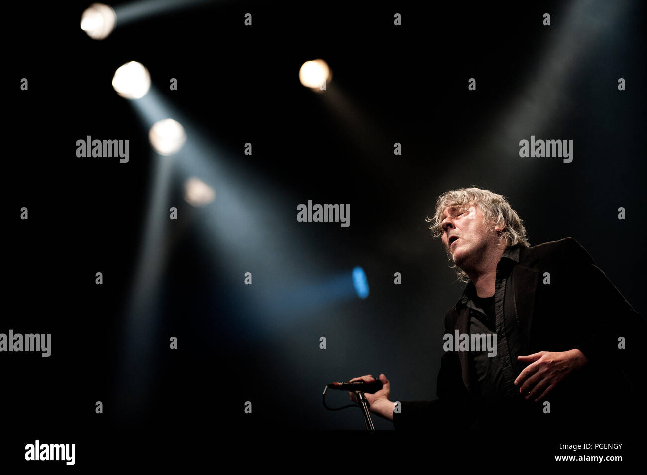 Concert of the Belgian rock singer Arno celebrating his 65th birthday ...
