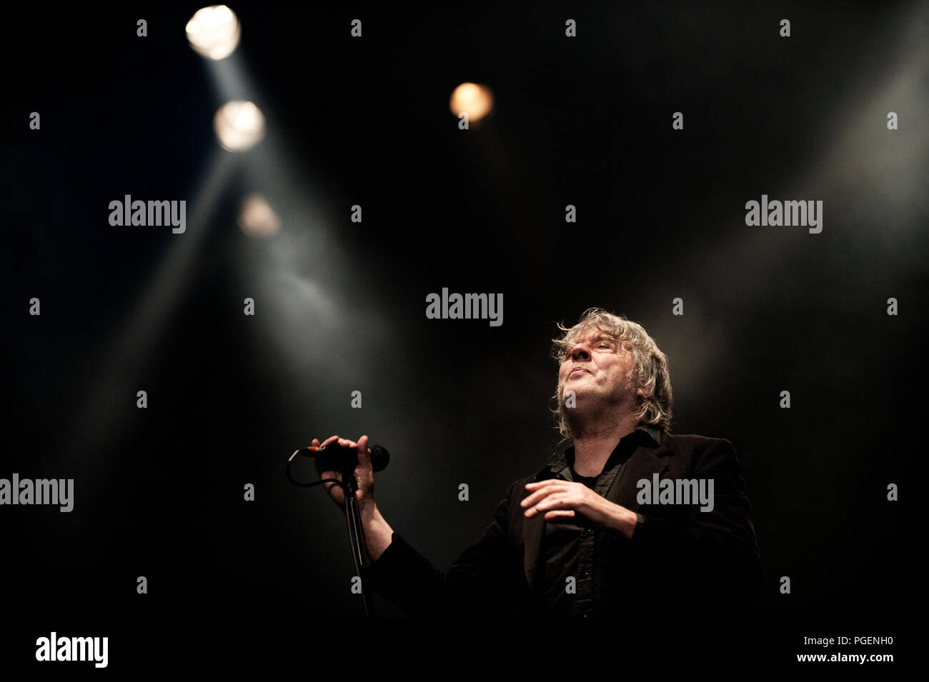 Concert of the Belgian rock singer Arno celebrating his 65th birthday ...