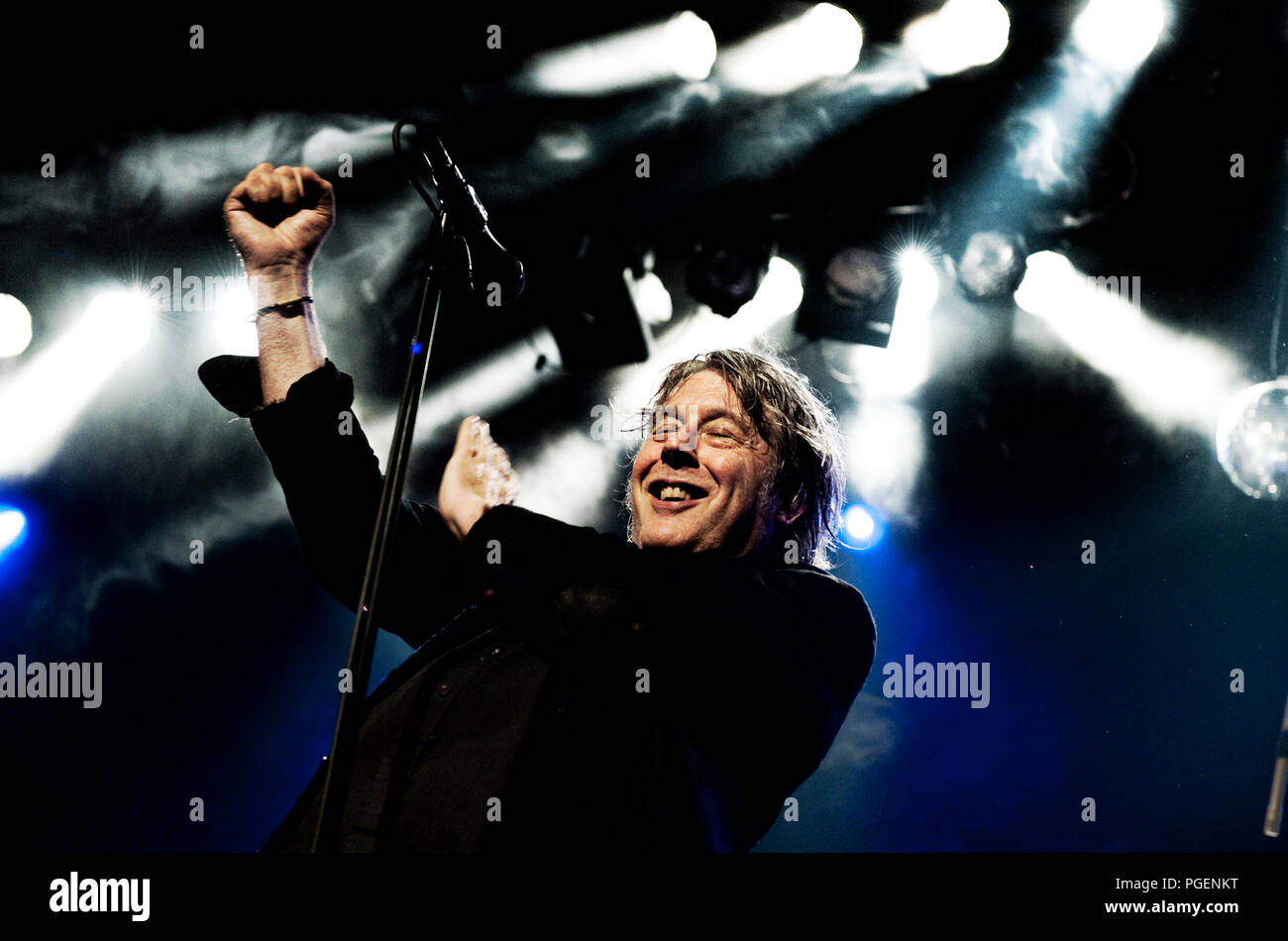 Belgian singer Arno performing his Arno's Stoemp concert at the Theater ...