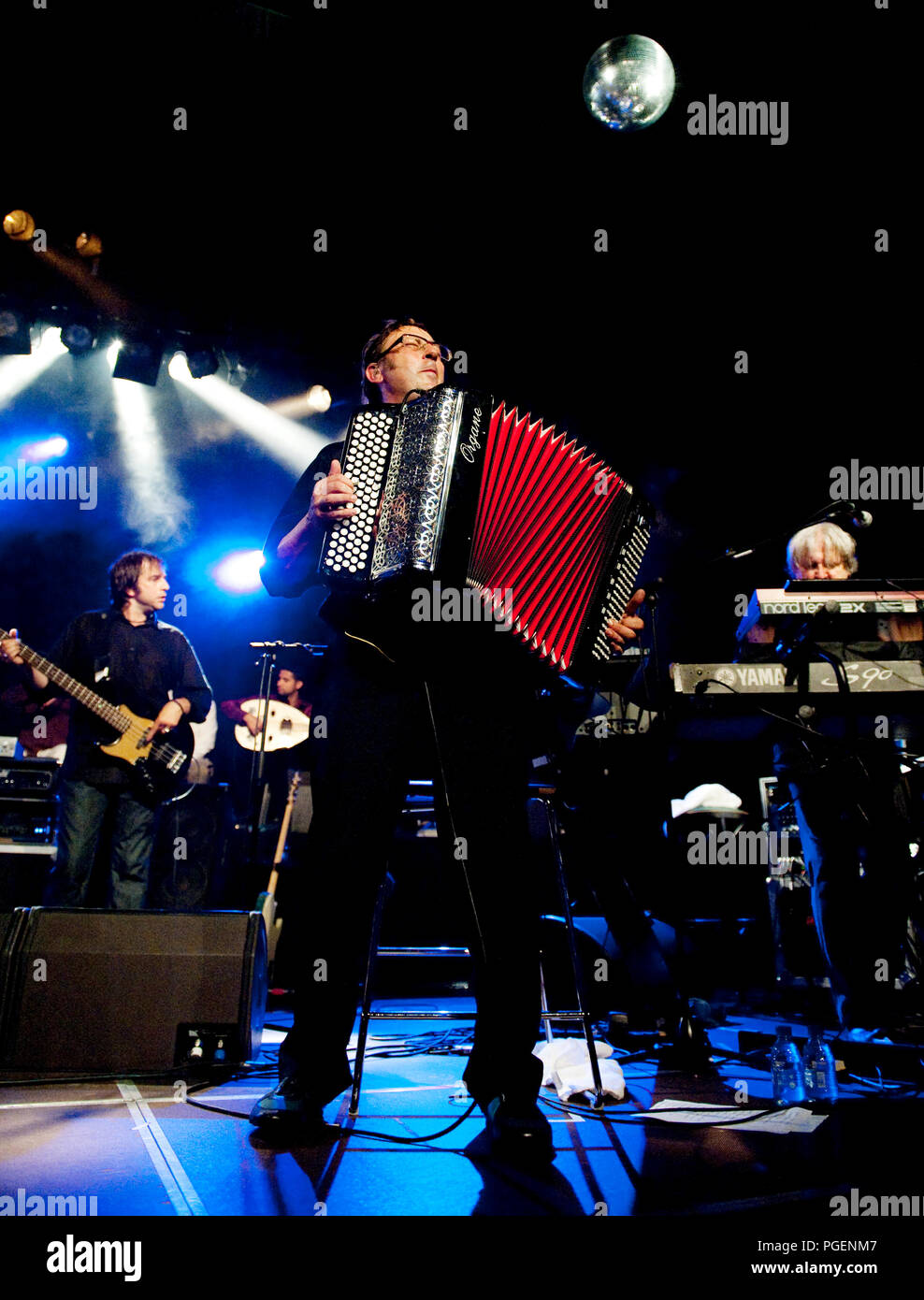 Belgian singer Arno performing his Arno's Stoemp concert at the Theater ...